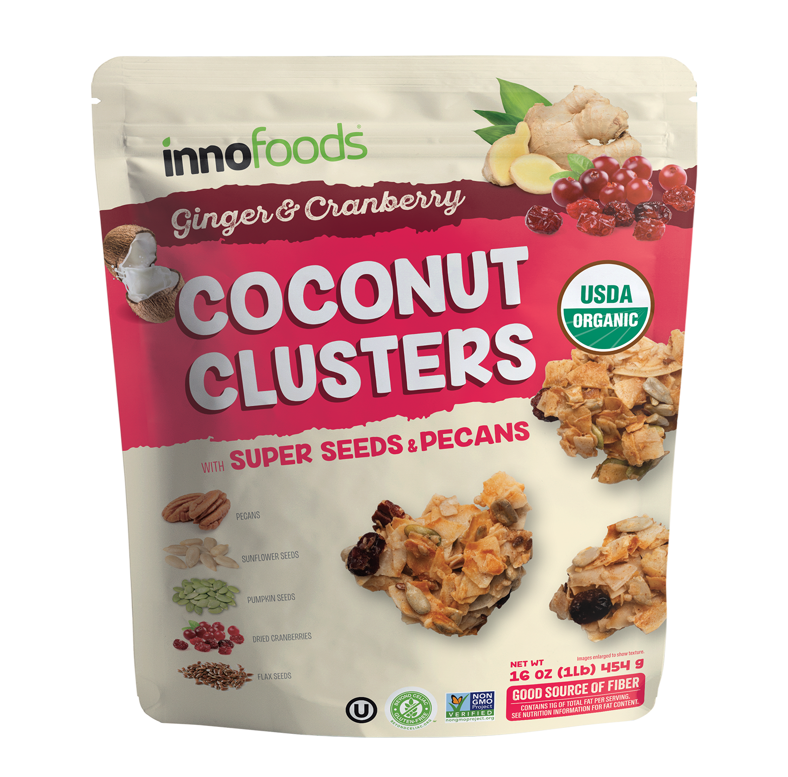 Coconut Clusters with Super Seeds (Original) - Inno Foods
